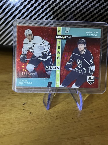 2021-22 Upper Deck Synergy - Synergistic Duos Stars Anze Kopitar, Adrian Kempe #SD-2 Red /499 ...