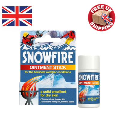Snowfire Ointment Stick, Natural, Vegan, Cruelty Free, for Dry Skin ...