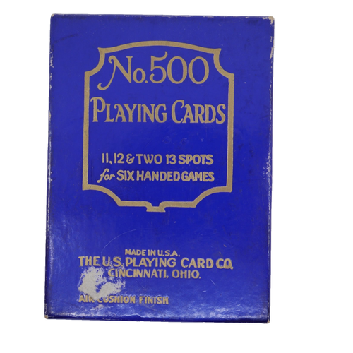 Vintage No. #500 Playing Cards For 6 Handed Games BLUE Made in U.S.A ...