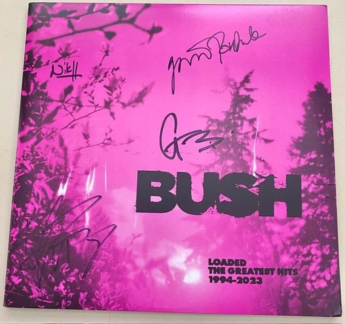 BUSH Band Signed Double Album Loaded 2024 VIP Exclusive Gavin Rossdale ...