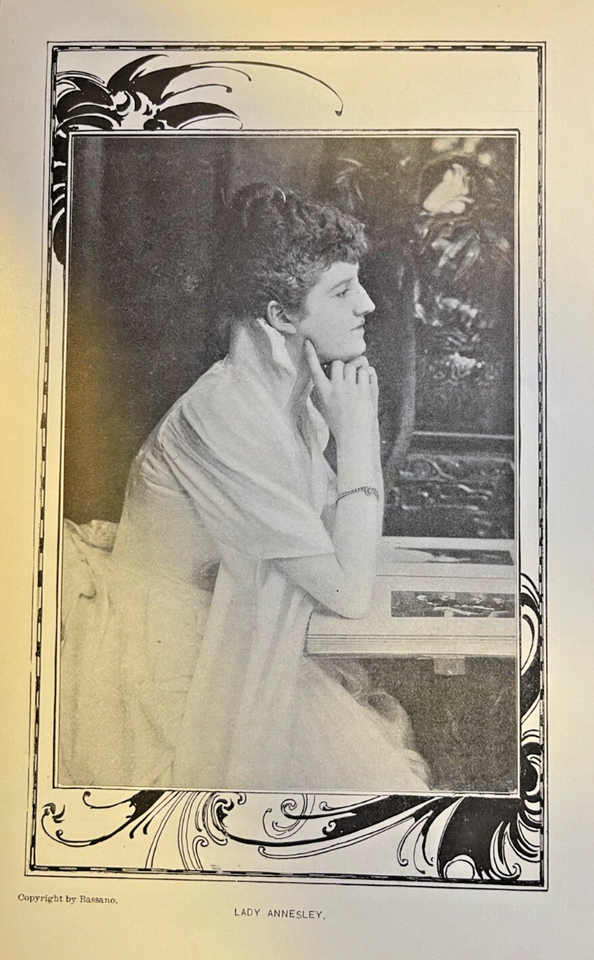 1898 Vintage Magazine Illustration Lady Mabel Marquerite Annesley ...