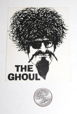 RARE 1970s Ghoul Ron Sweed Postcard TV Ghoulardi Cleveland Ohio WCLQ ...