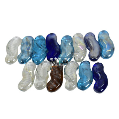 Glass Flat Round Marbles Kanch Ki Goli Shooter Attractive Pebbles ...