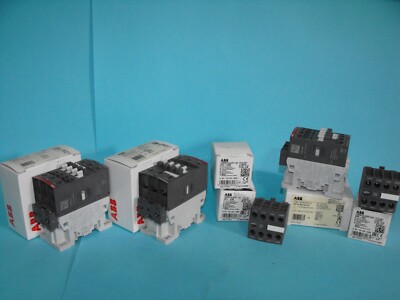 ABB AF38-30-00-13+AF12-30-10-13.Contactor +CA4-40N+CA4-22M.(LOT6PCS ...
