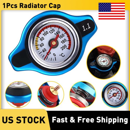 Car Thermostatic Gauge Radiator Cap Cover Small Head With Water Temp ...