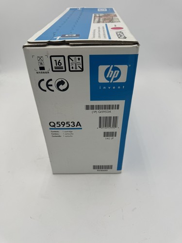 HP Q5953A Magenta 643a NEW Toner Cartridge Sealed Box | eBay