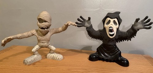 Bundle 2x Toy Quest Stretch Screamers Mummy Ghost Face 9” Early 2000s ...