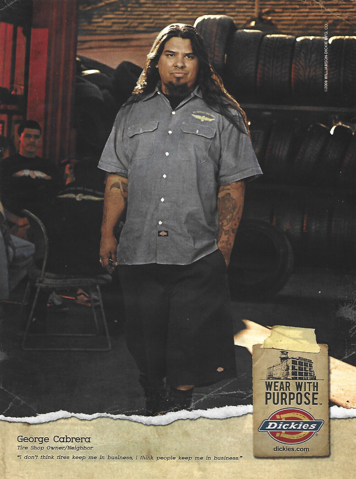 Dickies Clothing Print Ad with George Cabrera, Dickies Clothing ...