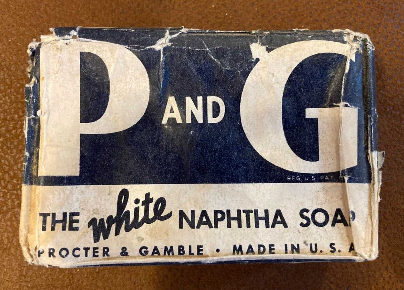 Vintage Proctor and Gamble White Naphtha Laundry Soap Bar P and G Made ...