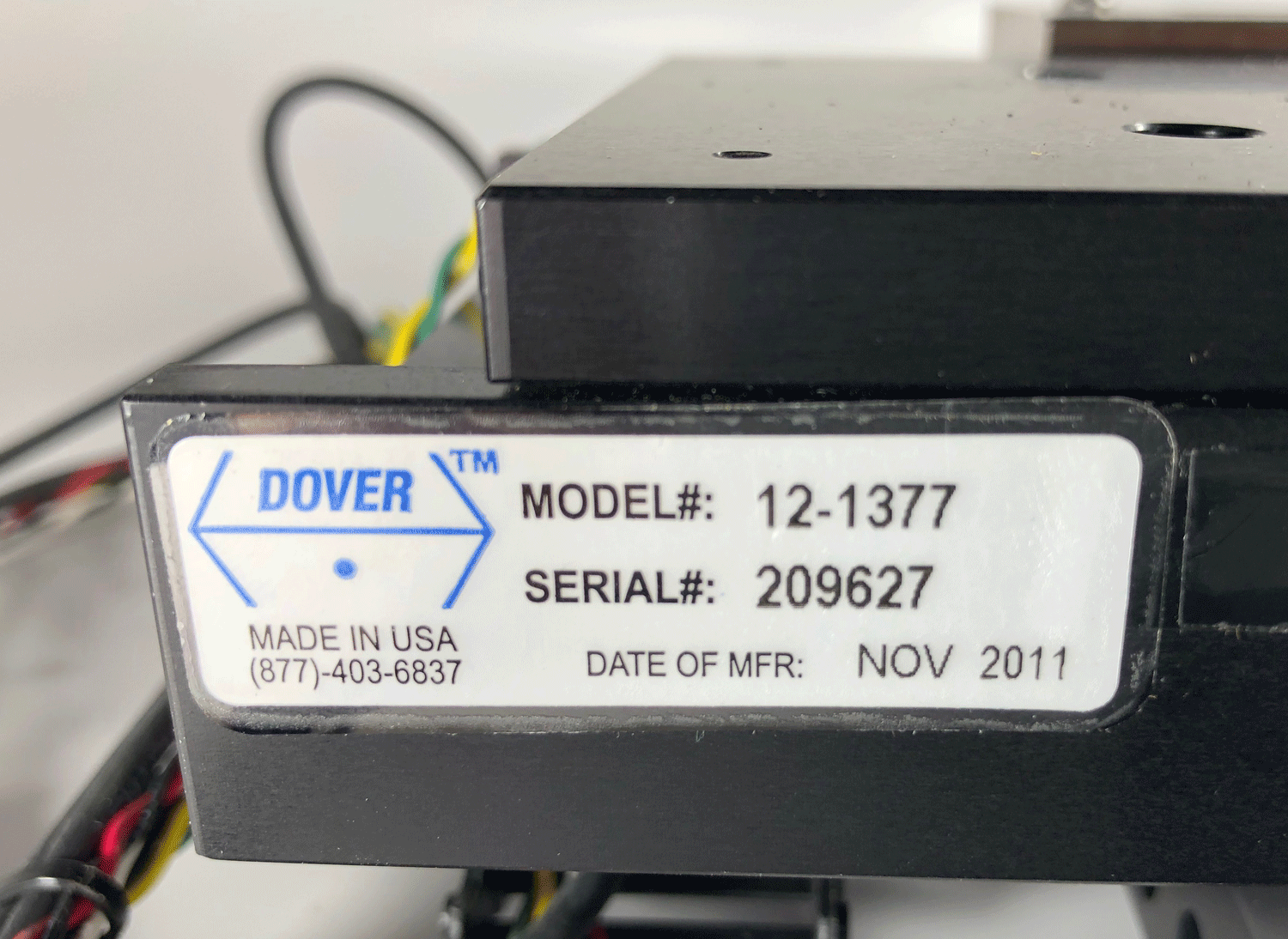 DOVER MOTION 12-1377 Direct Drive X-Y Linear Optical Stage Table ...