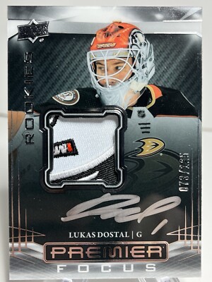 2022-23 Lukas Dostal UD Premier Focus Rookie Patch Auto /125 | eBay