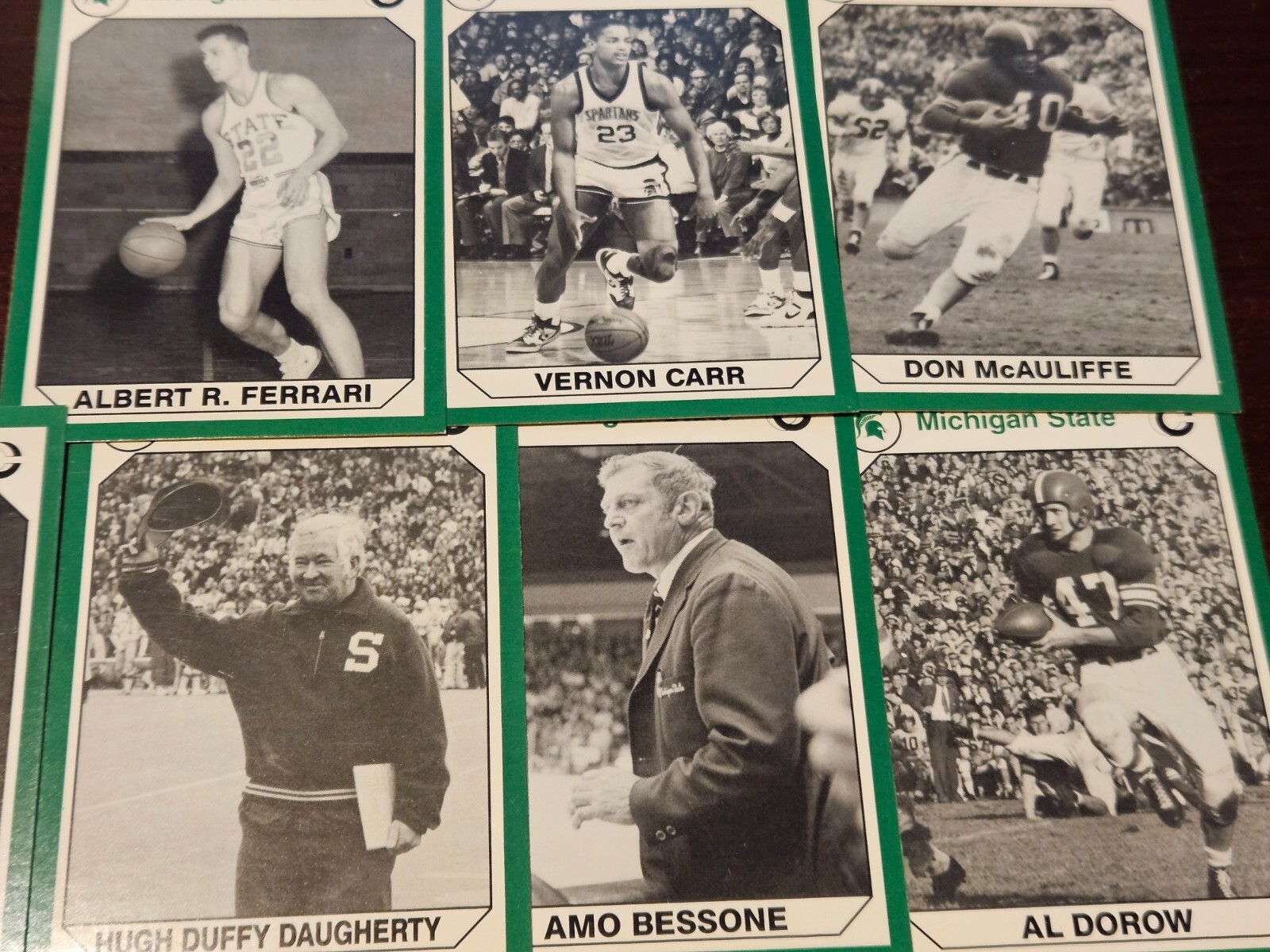 1990 MICHIGAN STATE SPARTANS COLLEGIATE COLLECTION MINT CARDS YOU PICK ...