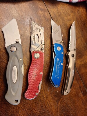 Gerber Knife And (3)Box Cutters | eBay