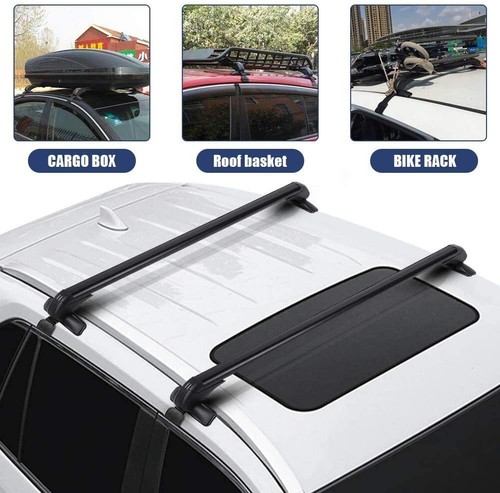 43.3" Car w/Lock Cross Bar Luggage Carrier Top Roof Rack For Dodge Ram ...