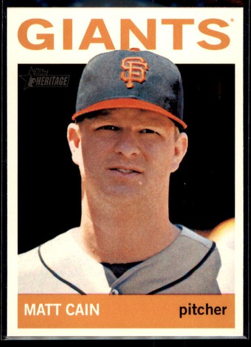2013 Topps Heritage Matt Cain #350 San Francisco Giants | eBay