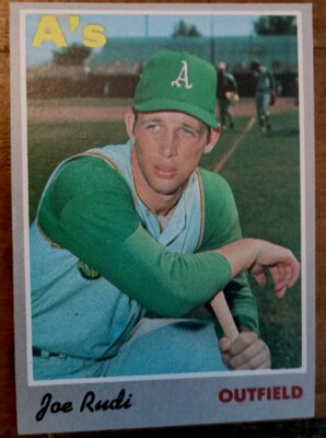 1970 Topps - #102 JOE RUDI OAKLAND A'S ⚾ *** EX *** | eBay