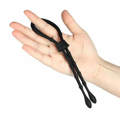 Silicone Adjustable Lasso Penis Cock Ring Tie Erectile Dysfunction ED ...