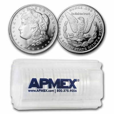 1 oz Silver Round - Morgan Dollar Design (20-Count Tube) | eBay
