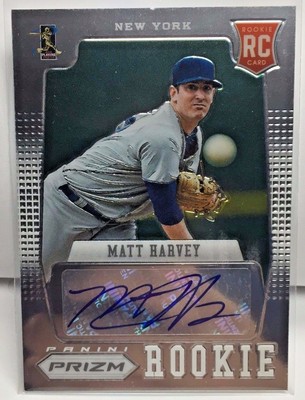 Matt Harvey 2012 Panini Prizm RC Rookie Card Autograph Auto SP - NEW ...