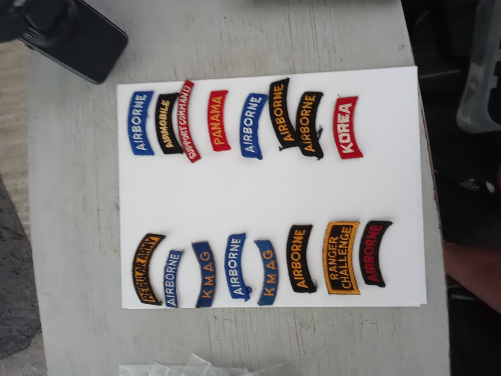 ww2 patches lot Abn Rockers Lot 16 | eBay