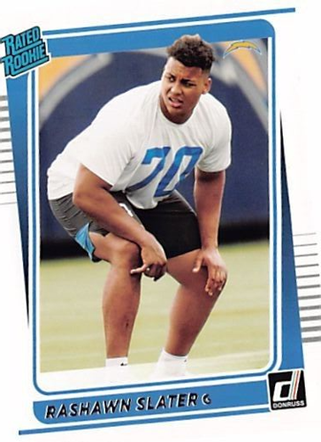 2021 Donruss #332 Rashawn Slater RR RC p2s-24510 | eBay