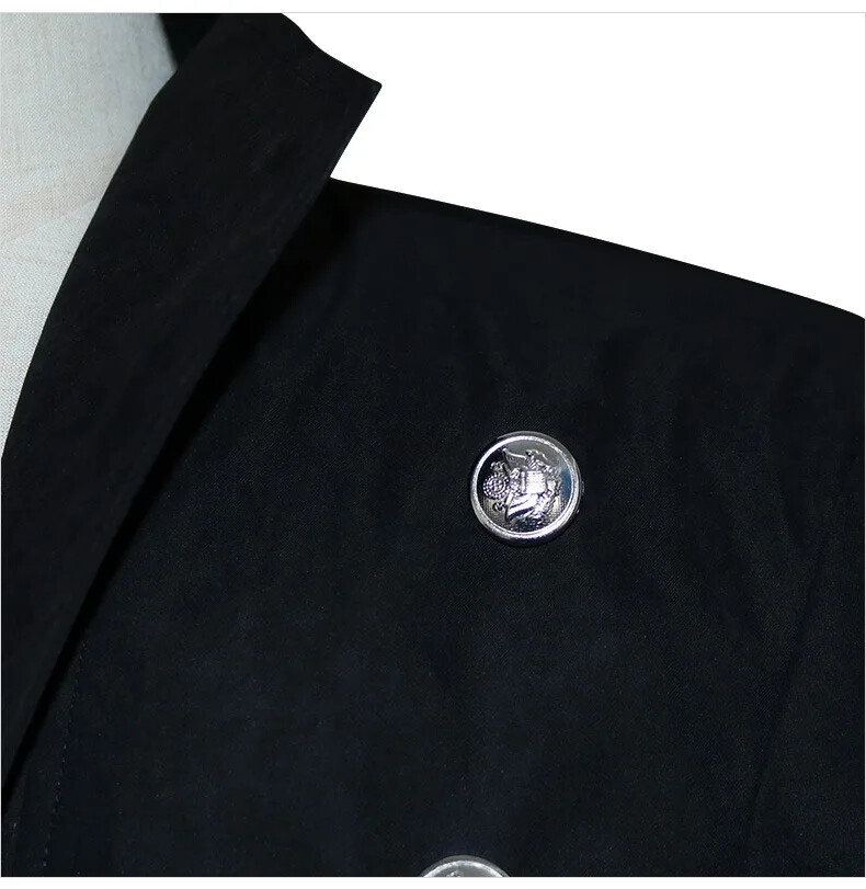 Medieval Pirate Costume Steampunk Vintage Trench Coat Gothic Men Tuxedo ...