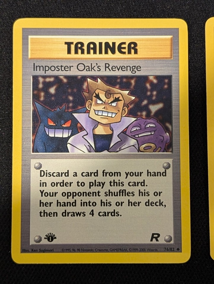 5x 1st Edition Team Rocket Pokemon Cards Non-Holo Bulk Lot WOTC TCG ...