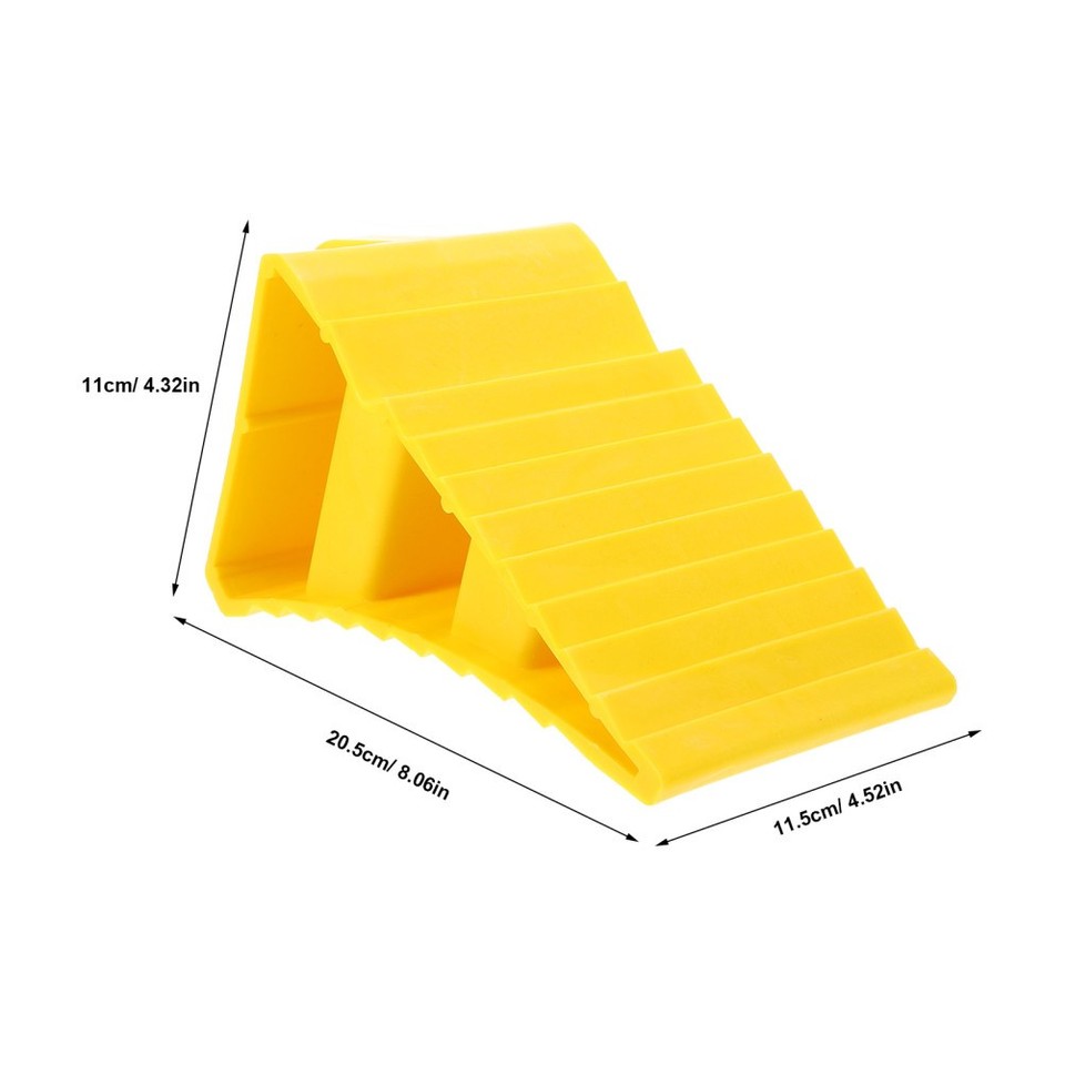 2 Pcs Wheel Stopper for Car Tire Block Chocks Cars Portable Stoppers ...