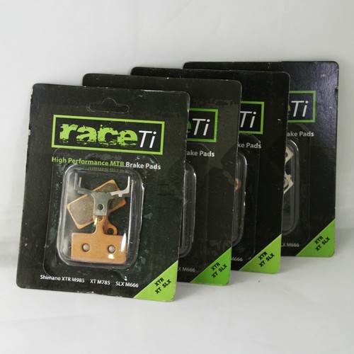 fits Shimano XTR M985 XT M785 SLX M666 2011- Sintered Disc Brake Pads 4 ...
