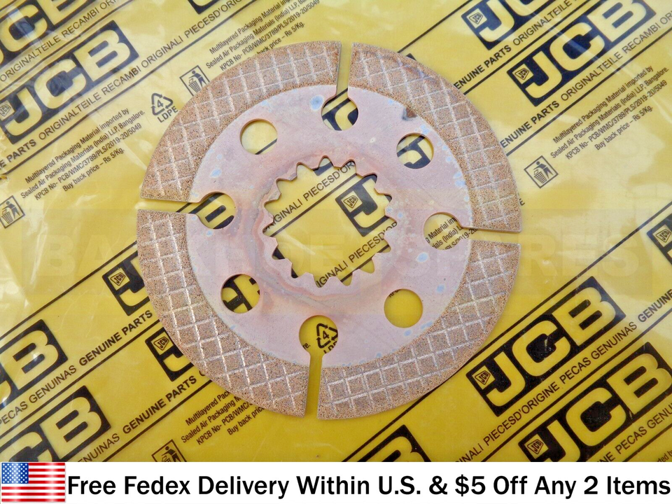 JCB PARTS - GENUINE JCB FRICTION/COUNTER PLATE KIT 9+10 (445/40118 445/ ...