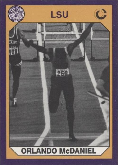 1990 Collegiate Collection LSU Tigers - Orlando McDaniel #19 for sale ...