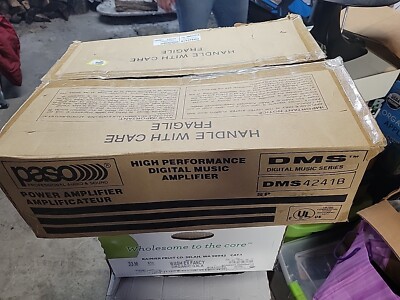 PASO DMS4241B DMS Series 240W 4-Channel 3-Zone Digital Music Power ...