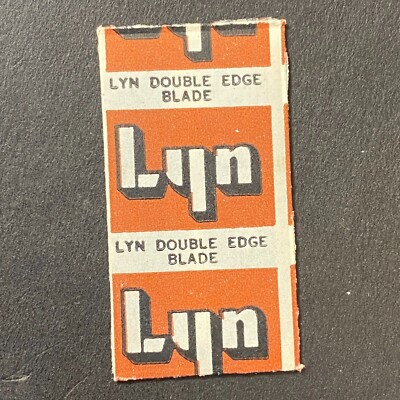 Lyn / J. Lynch Co. New York Razor Blade Packet c1940's-50's | eBay