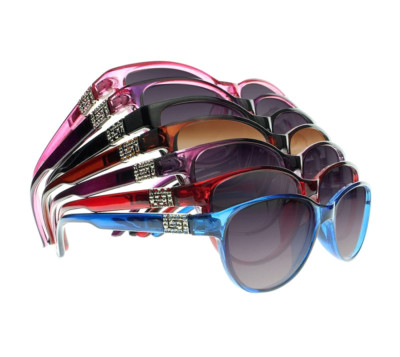 Women Multi-Color Rhinestone Tinted Lens Reader Reading Glasses +1.00 ...