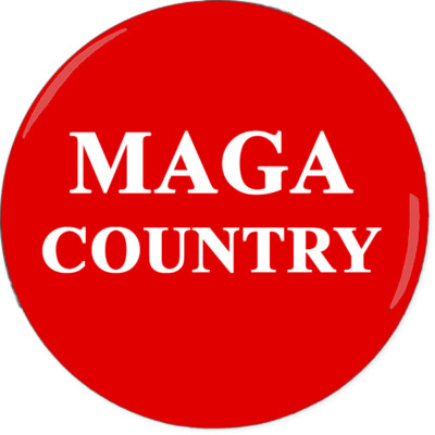 MAGA Country Pin-Back Button Donald Trump Republican GOP President # ...