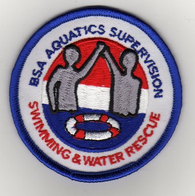 Swimming & Water Rescue Patch, "Since 1910" Slogan Backing, Mint! | eBay