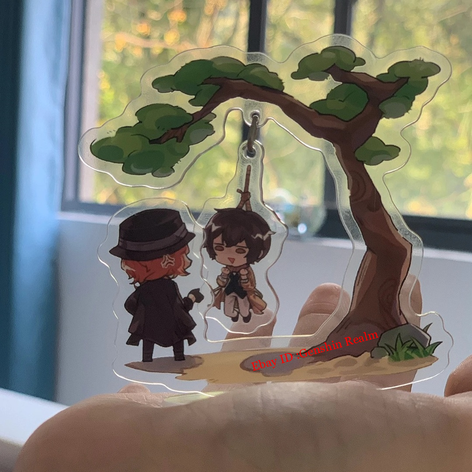 Anime Bungo Stray Dogs Dazai Osamu Acrylic Scene Desktop Stand Figure ...