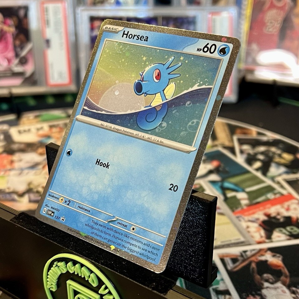 Horsea - Cosmos Holo Stellar Crown Blister SVP 137 Black Star Promo ...
