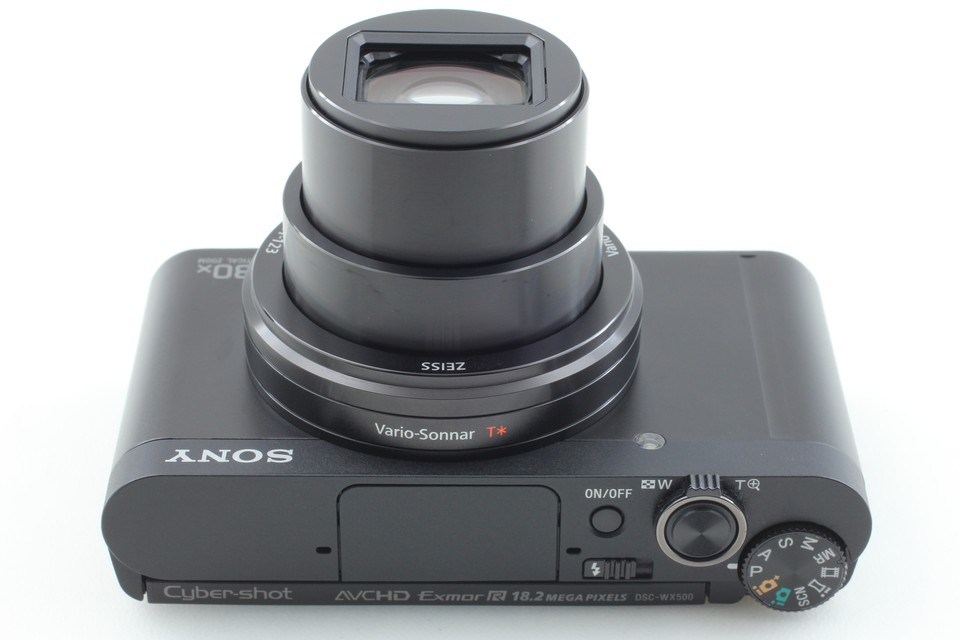 Sony DSC-WX500 18.2MP 30x Zoom Wi-Fi Compact Digital Camera with Flip ...