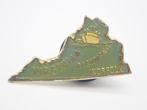 Virginia Richmond Norfolk Ship Vintage Lapel Pin | eBay