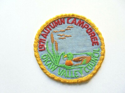 Vintage Boy Scout 1971 Okaw Valley Council Autumn Camporee Patch | eBay