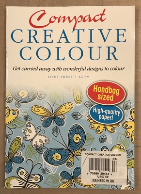 Compact Creative Colour Coloring Book Handbag Size Issue 3 UK FREE ...