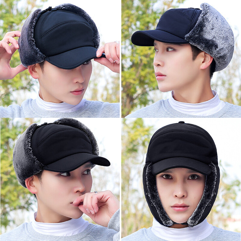 Cycling Cold-Proof Ear Outdoor Warm Caps Thickened Ear Warmer Winter ...