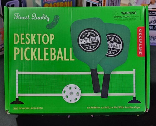 Kikkerland Desktop Pickleball Set! | eBay