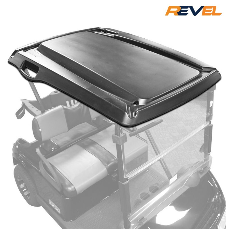 EZGO RXV Golf Cart OEM Top, 2008-2023 EZGO RXV 54" Black Roof PN 613227 ...