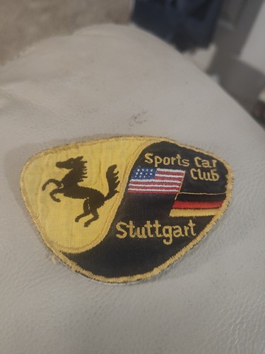 SPORTS CAR CLUB STUTTGART USA GERMANY VINTAGE PATCH RARE | eBay