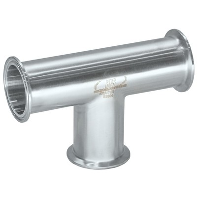 HFS(R) 2" Tri Clamp Tee Fitting 3-Way Equal Tee Tri Clover Stainless ...