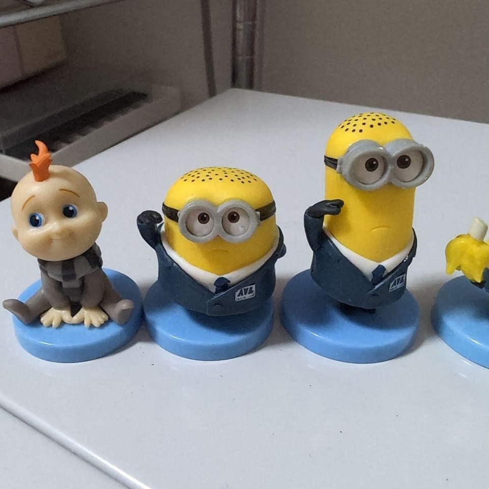 Minions Choco Egg 5pc Set Mini Figures Authentic Collectible Toy | eBay