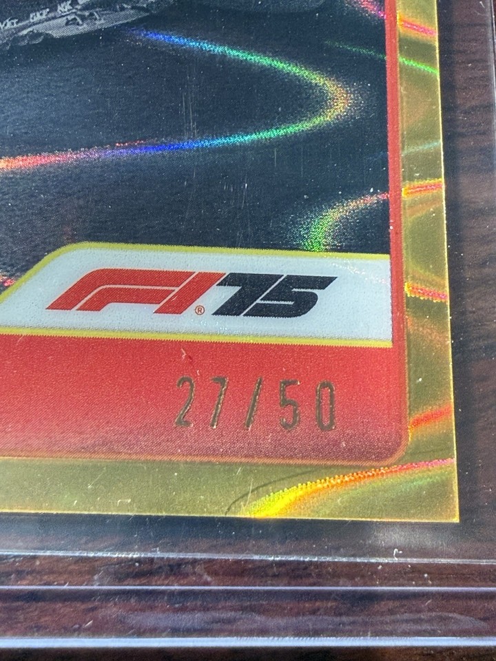 2025 Topps Chrome Formula 1 F1 Lewis Hamilton #76 Gold Raywave /50 ...