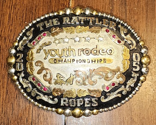 Maynard Buckles The Rattler World Youth Rodeo Championships Ropes Belt ...